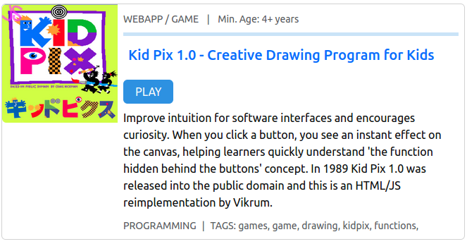 JSKIDPIX v1.0.2021 - Creative Drawing Program for Kids: Codidactic.com ...